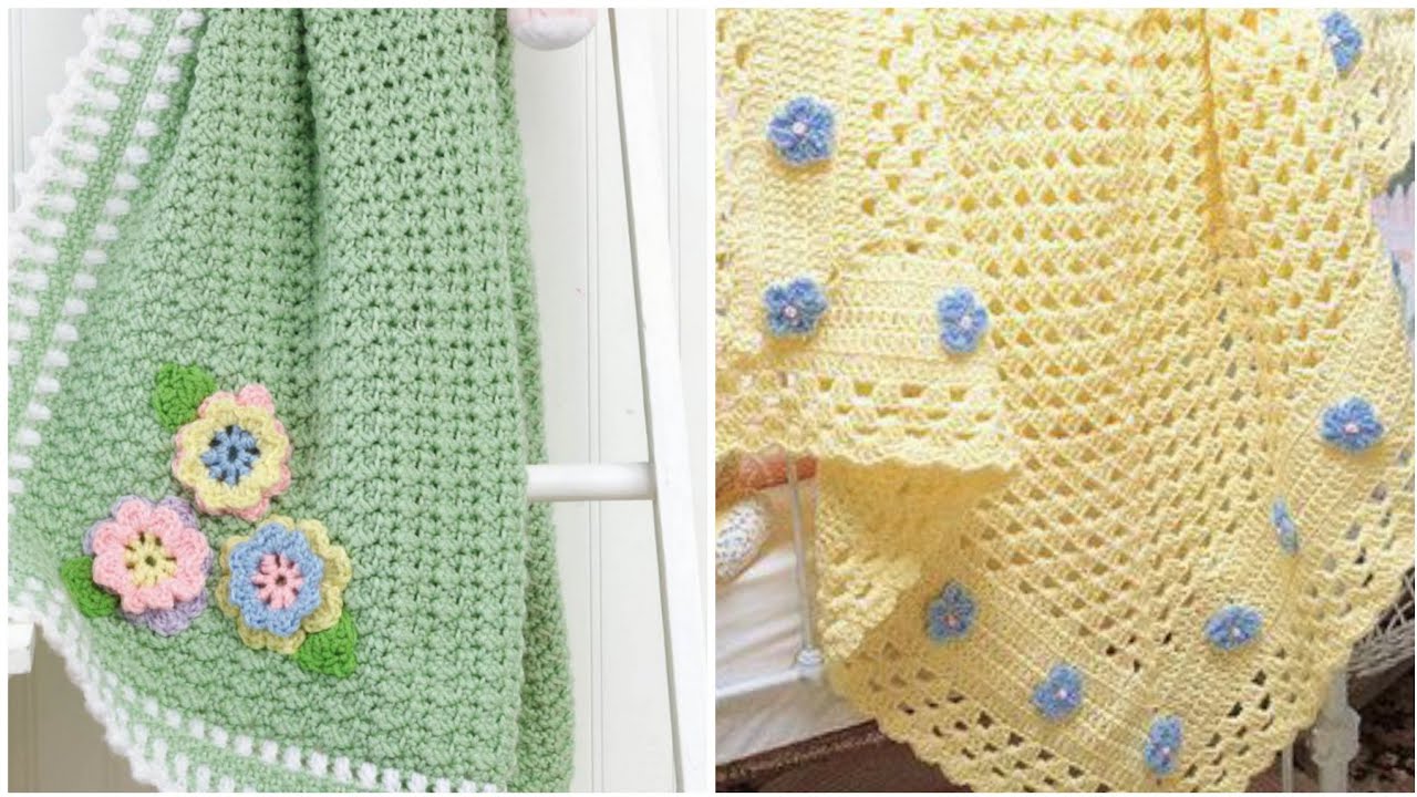 highly running ideas for babies of crochet blanket patterns - YouTube