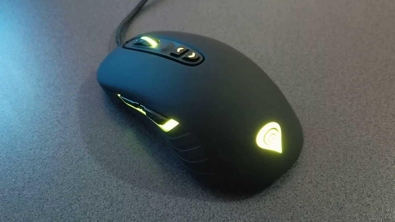 Gaming mouse Genesis Krypton 400 RGB illumination test - YouTube