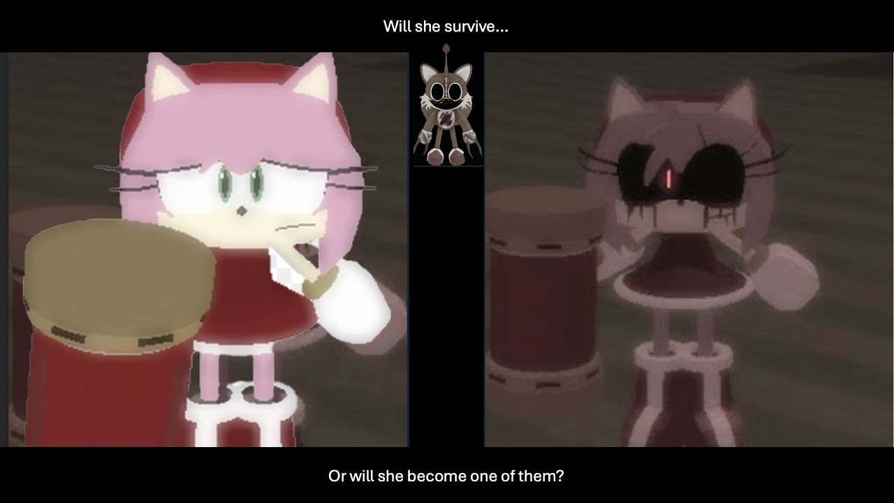 Amy and her annoying hammer. Sonic.exe TD - YouTube