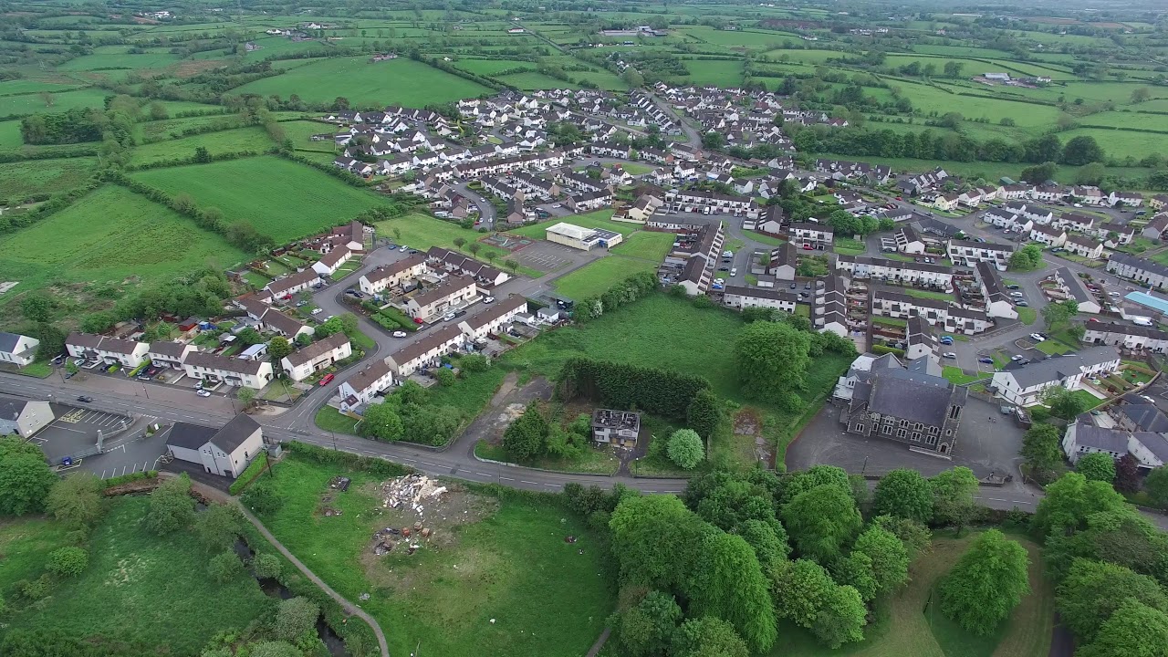 Aerial View of Kells Ballymena Co Antrim (4K) - YouTube