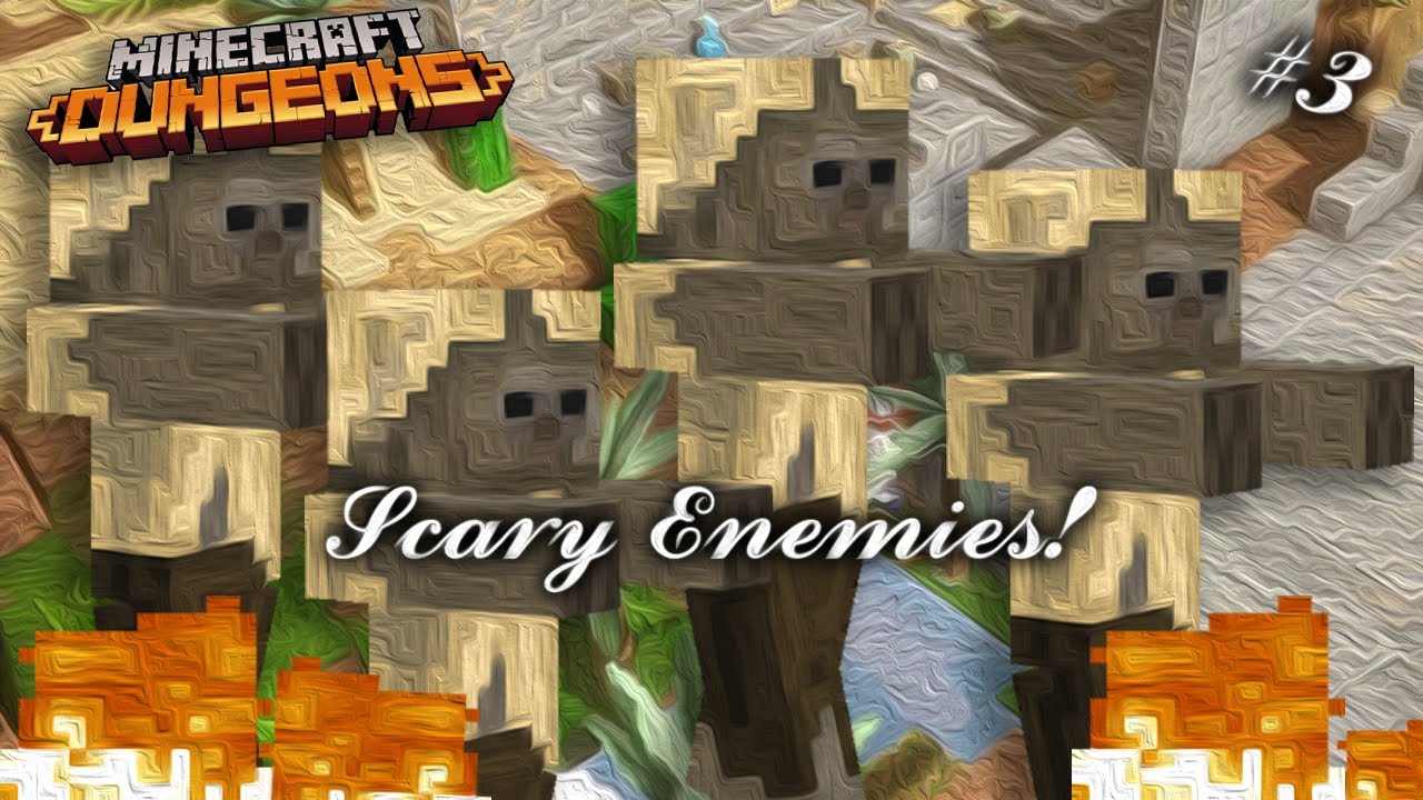 MINECRAFT DUNGEONS Full Play-Through and Guide ep. 3 | The Best Enchant ...
