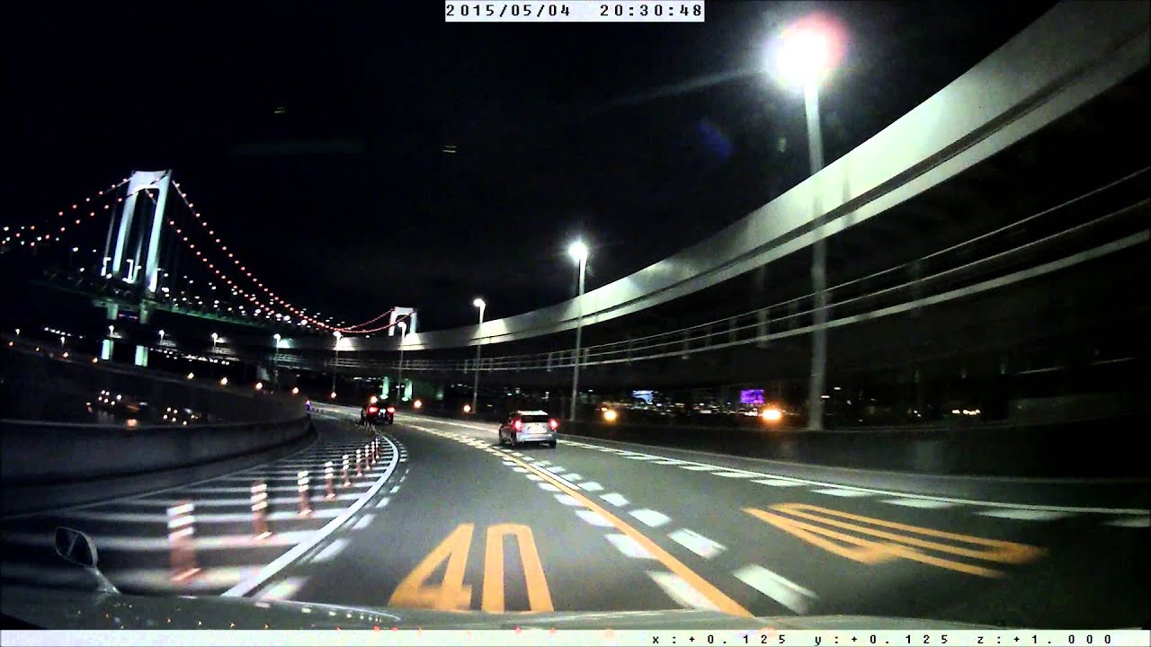 Tokyo night drive 2015 May3 - YouTube