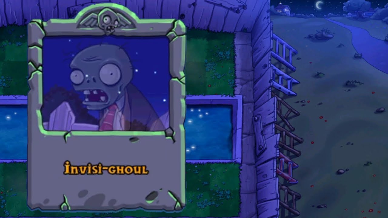 INVISIBLE ZOMBIES | Plants vs Zombies MINIGAMES | Invisi-Ghoul - YouTube