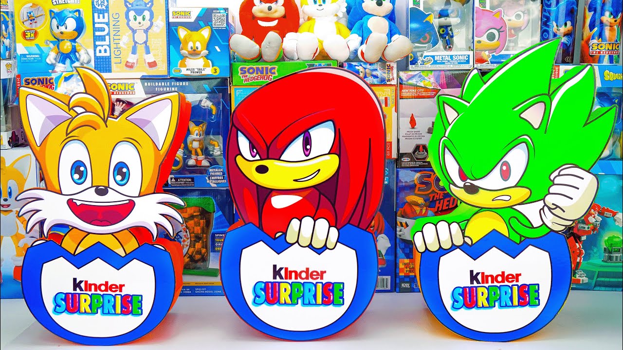 Unboxing Sonic The Hedgehog Toys ASMR | Sonic, Tails, Knuckles, Amy ...