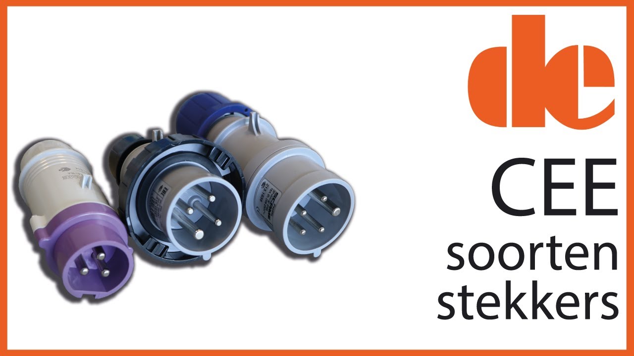 Verschillende soorten CEE stekkers - YouTube