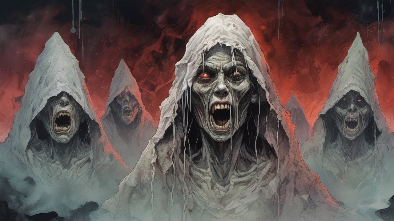 [4k] Ai Art | Ghost Video | Ghost Sounds | Scary Ghost | Horror Sounds ...