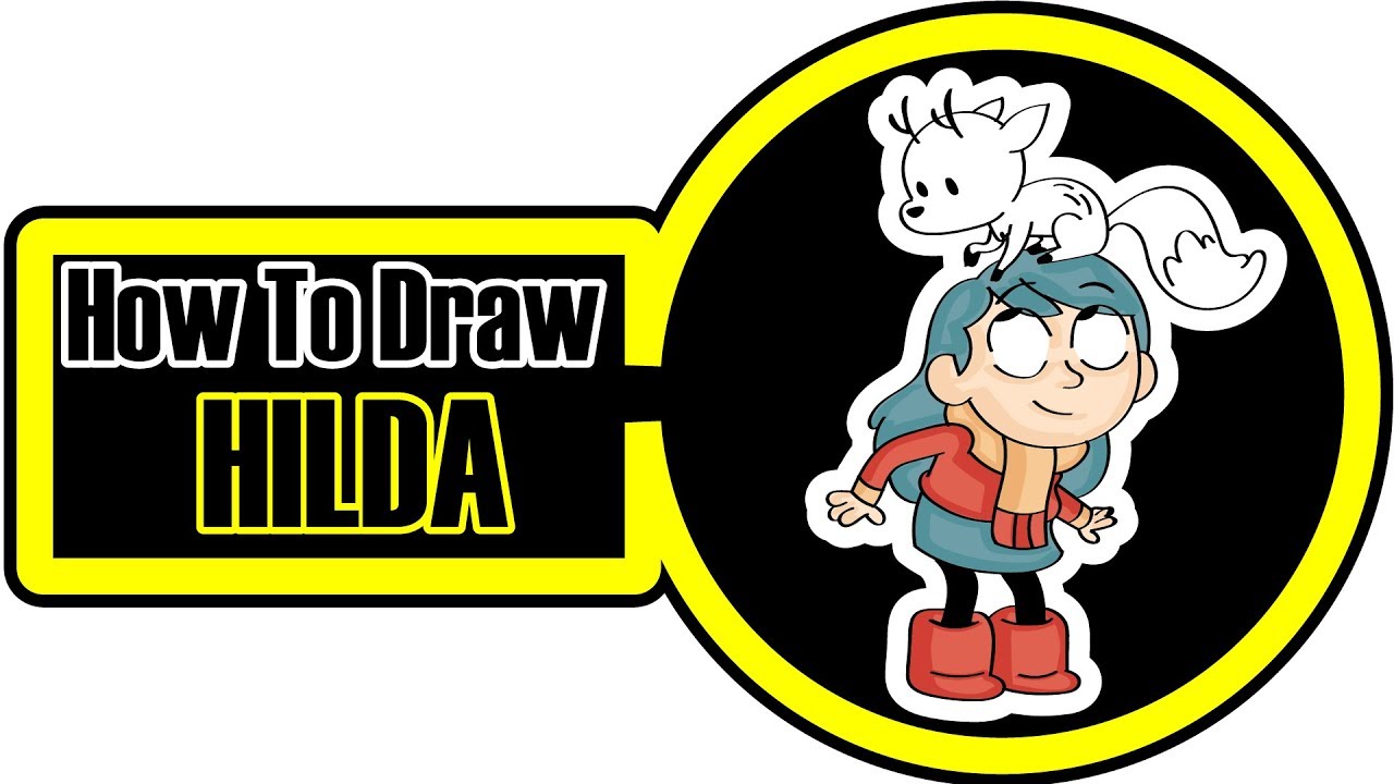 How To Draw Hilda Animated Television Easy Step By Step Coloring Pages ...