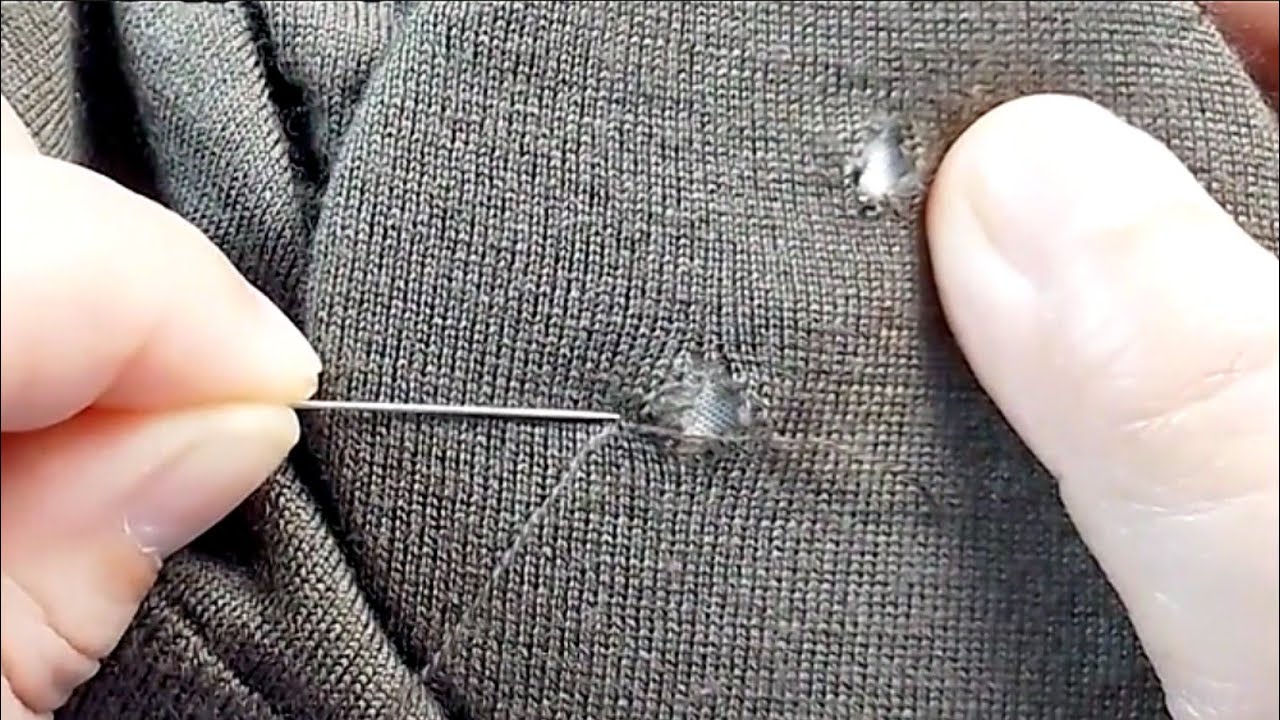 How to Easily Repair Moth-Eaten Holes in Knitted Sweaters at Home ...