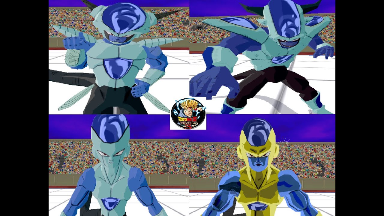 [DBZ BT3 PACK] Frost First form, Modo asalto, Final form y Golden form ...