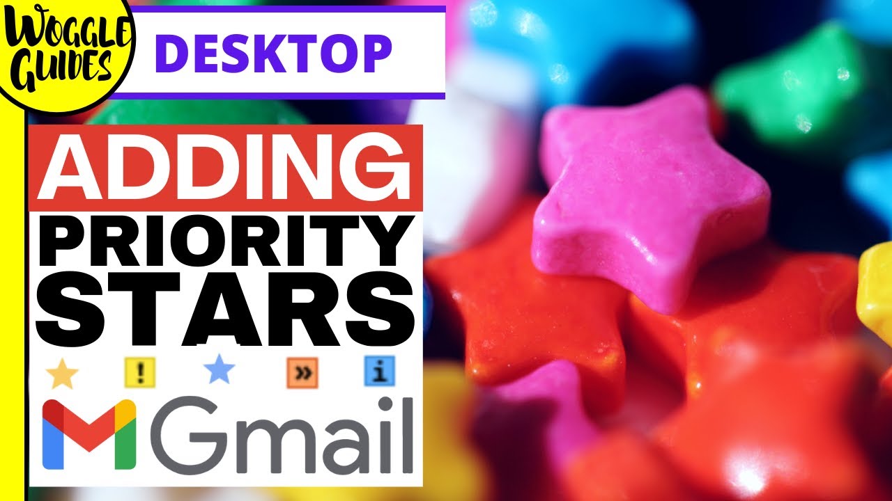 How to use stars in Gmail to show email importance and priority - YouTube