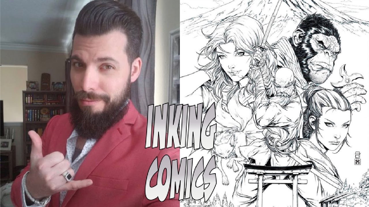 INKING COMICS with guest JEREMY CLARK - YouTube