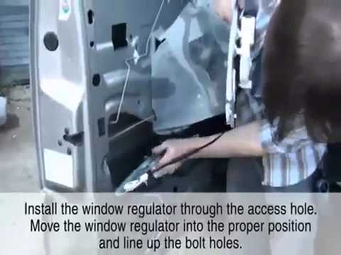 Window Regulator Installation - YouTube