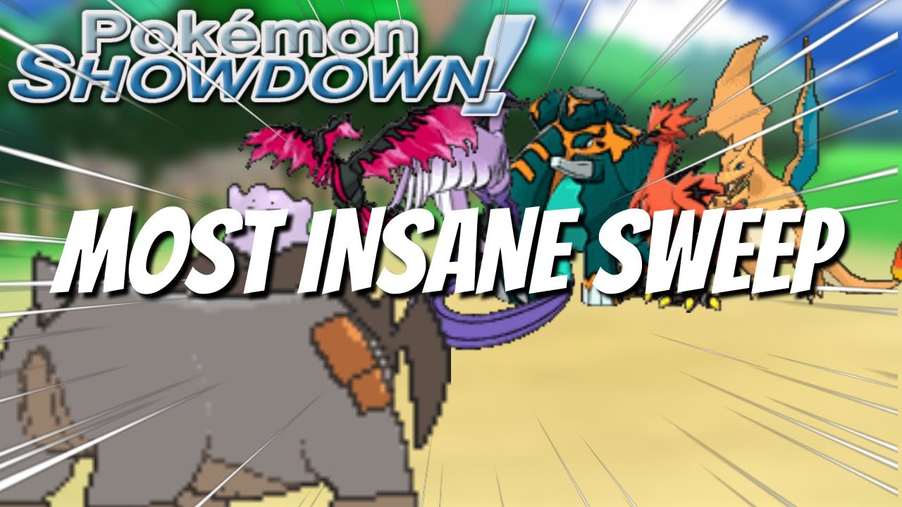 Pokemon Showdown's MOST INSANE SWEEP!!! (Pokemon Showdown) - YouTube