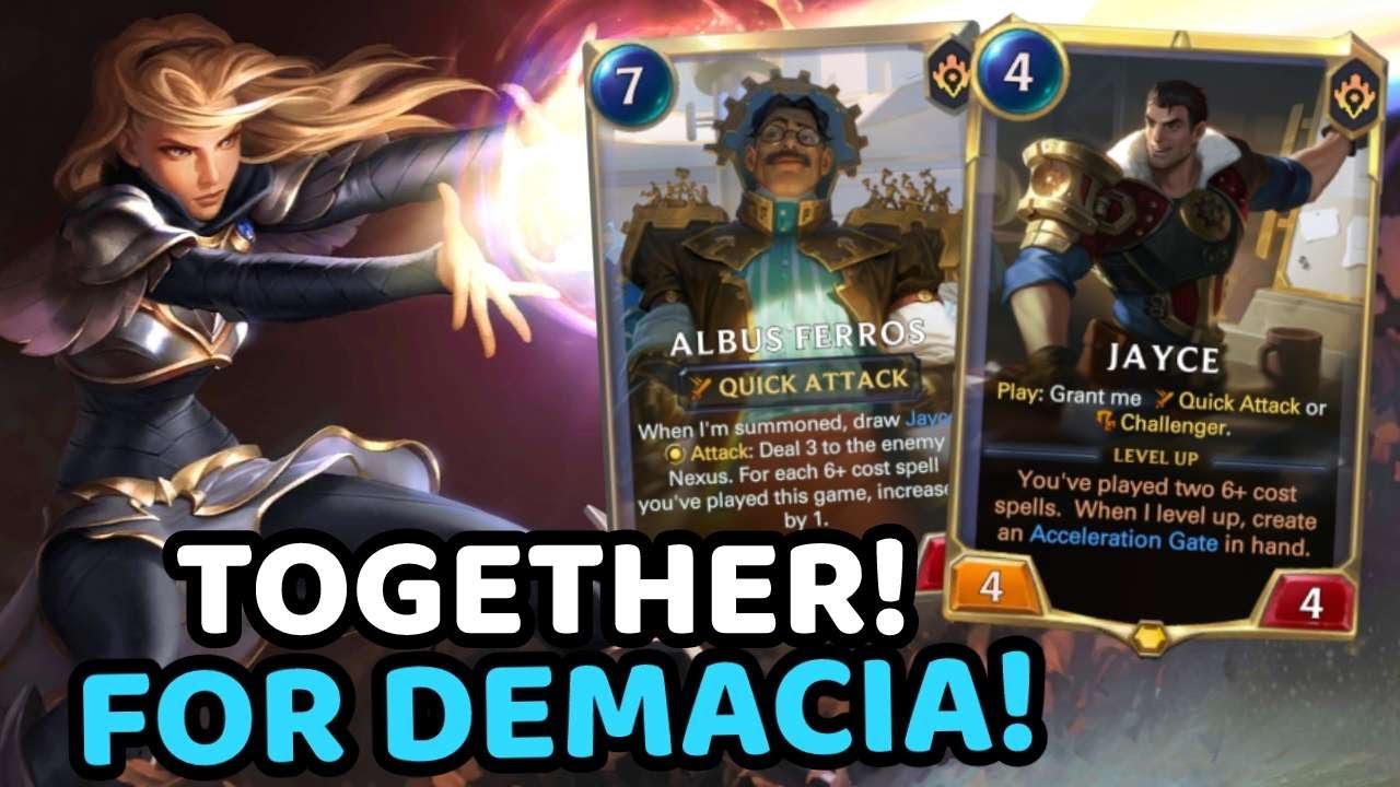 JAYCE LUX FINAL FLASH DECK | Legends of Runeterra - YouTube