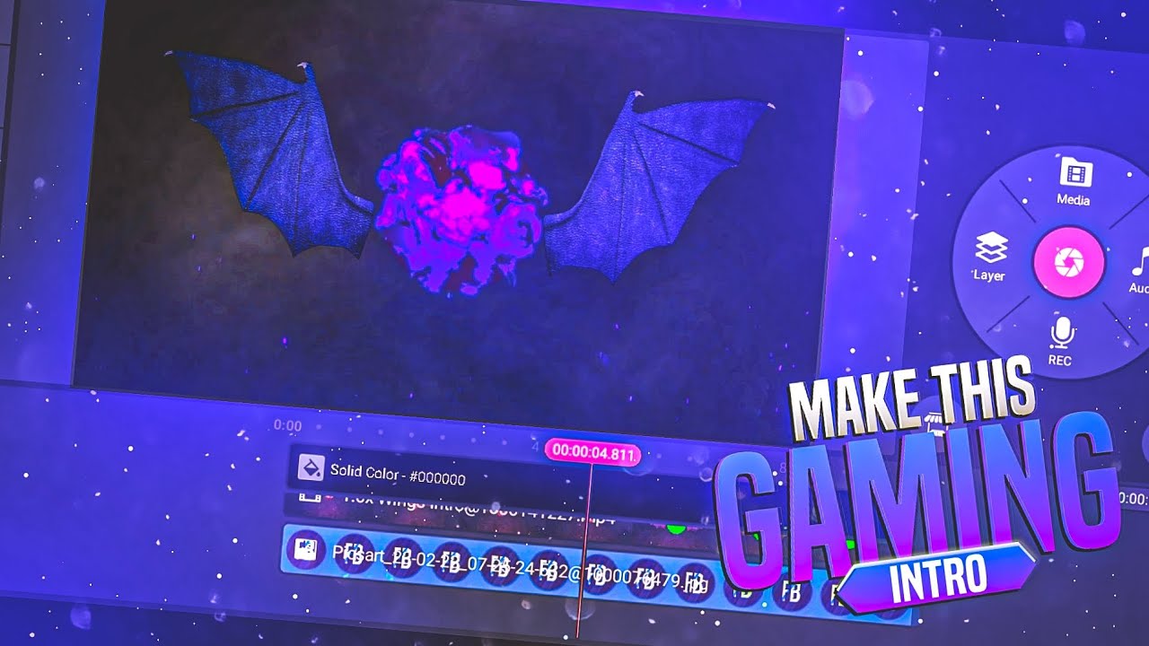 How To Make Gaming Wings Intro In Kinemaster | Gaming Intro Tutorial ...