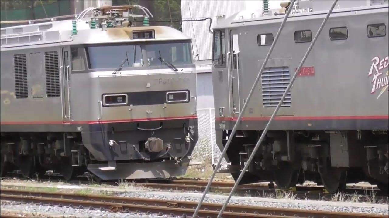 JR貨物 新型機関車！ EF510 314号機 EF510 313号機 鹿児島貨物ターミナルセンター待機中 撮影日2025 5 27 - YouTube
