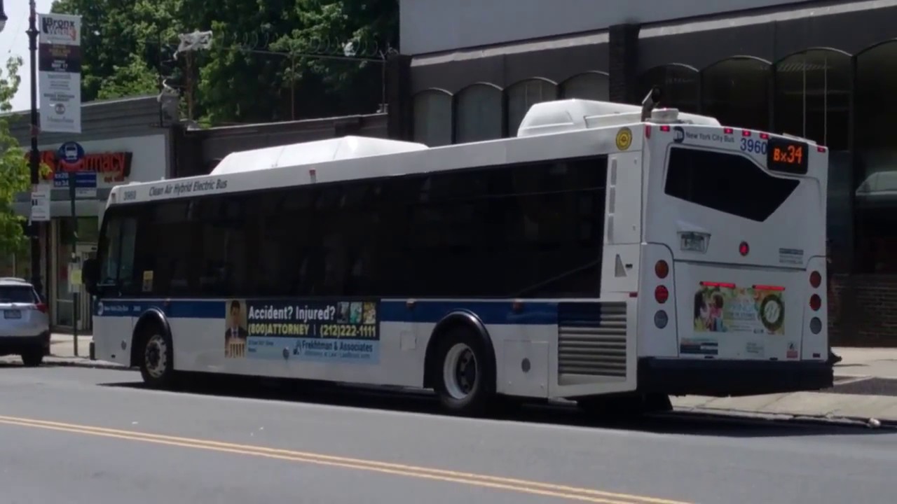 MTA: 2009 Orion VII 07.501 NG Hybrid-Electric Low Floor [3960] Bx34 bus ...