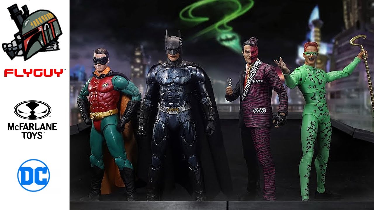McFarlane Toys DC Multiverse Batman Forever, Batman, Robin, Two-face ...