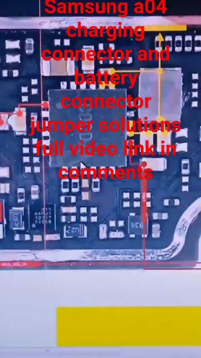 Samsung a04 charging connector jumper and battery connector jumper solutions #virul #samsung # ...