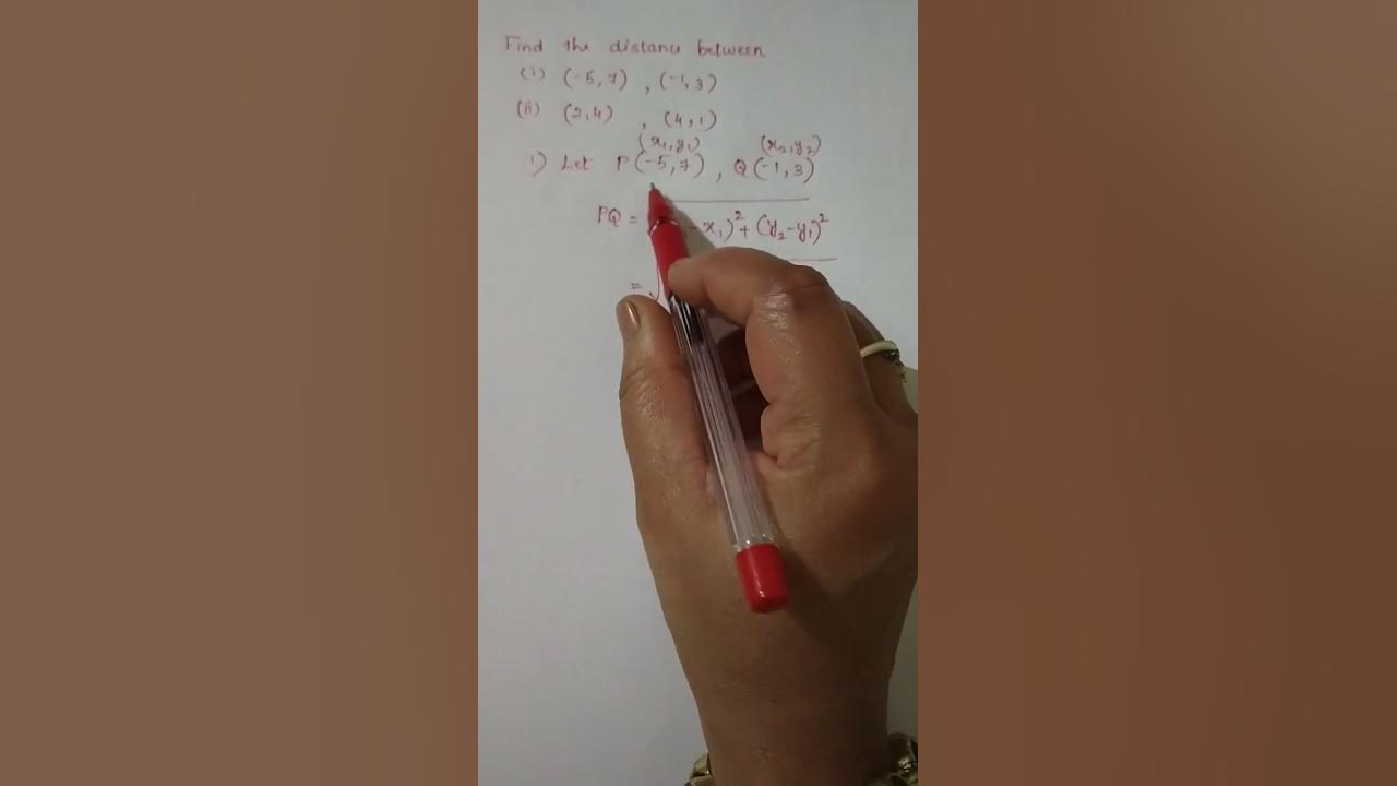 Distance formula examples #coordinate geometry - YouTube