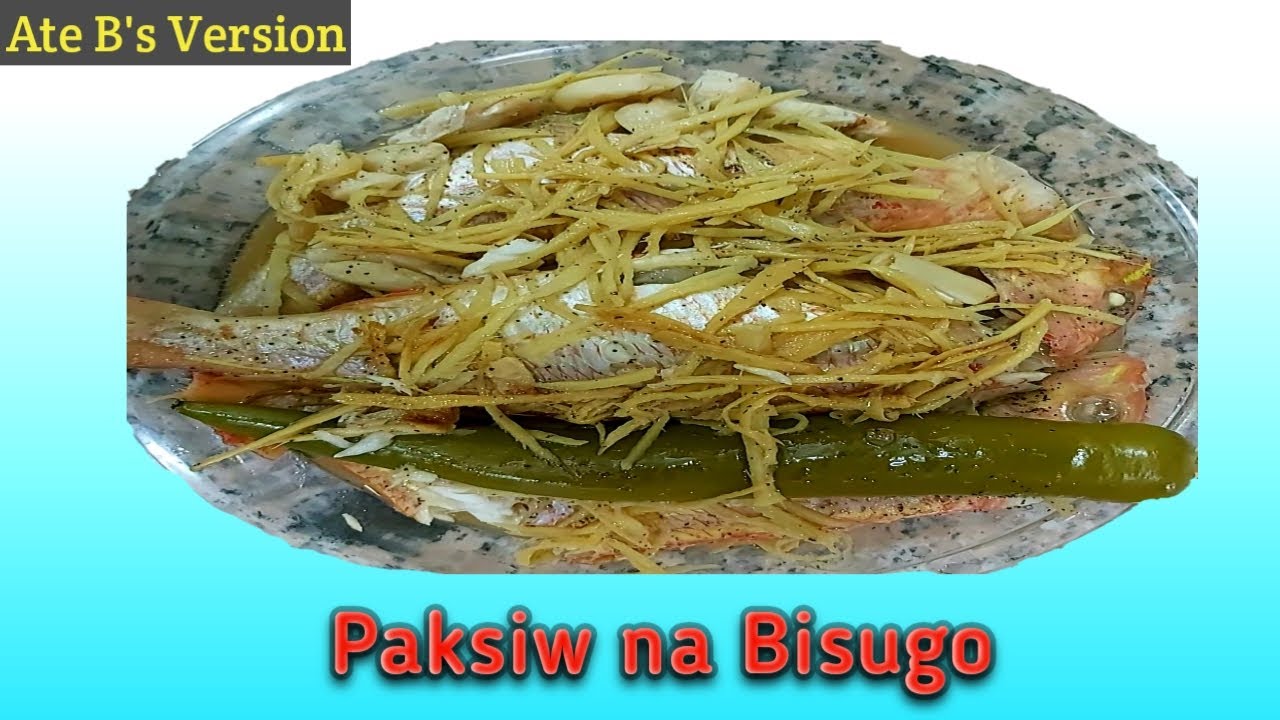 Paksiw Na Bisugo|Paano magluto ng paksiw - YouTube