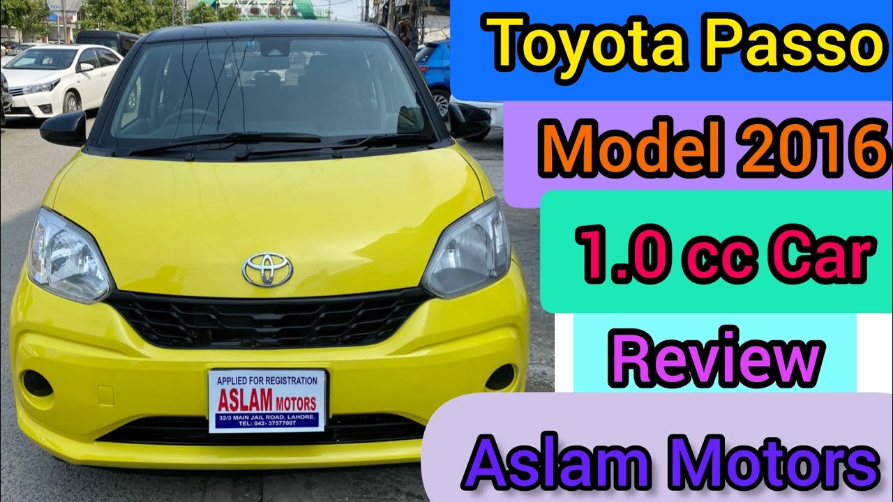 Toyota Passo||Model 2016||Toyota Car||1.0 cc Car || Toyota Sale ...