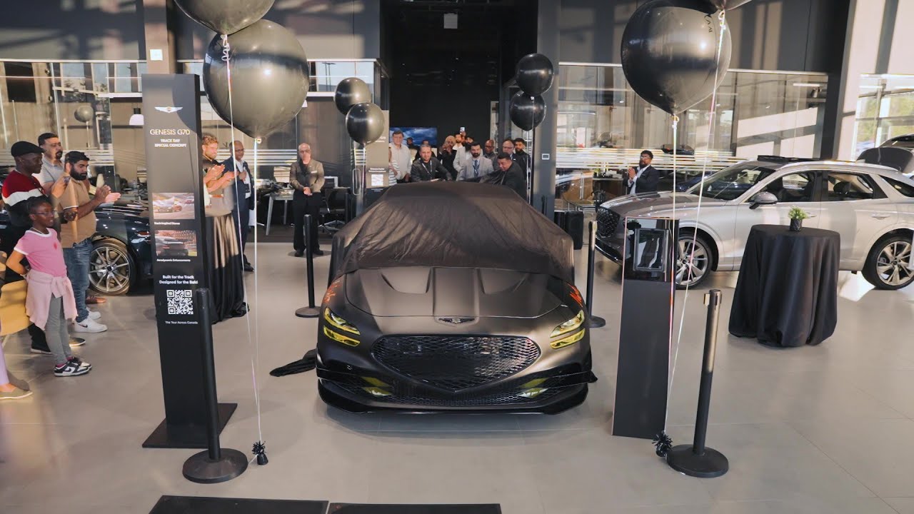 G70 Track Day Special Concept Unveiling | Genesis Brampton - YouTube