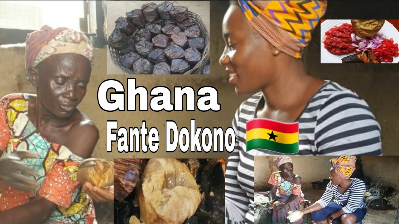 Most loved food in Ghana original FANTE KENKEY || FANTE DOKONO || How ...