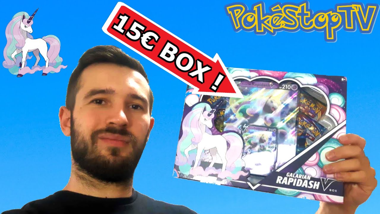 Galarian Rapidash V BOX With Sun & Moon Crimson Invasion (Opening ...