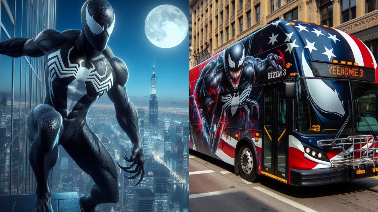 Superheroes but Bus 💥 Marvel & DC-All Characters #marvel #avengers# ...