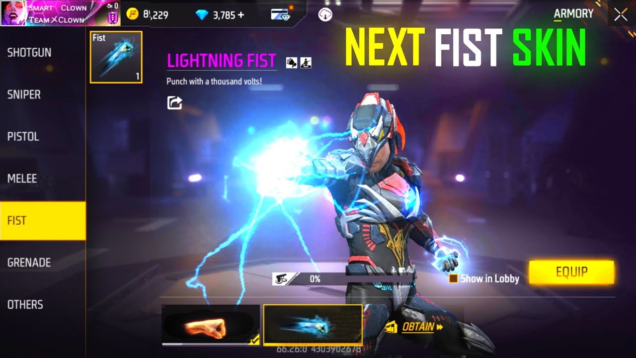 NEW FIST SKIN FREE FIRE | NEXT FIST SKIN FREE FIRE | FREE FIRE NEW FIST ...