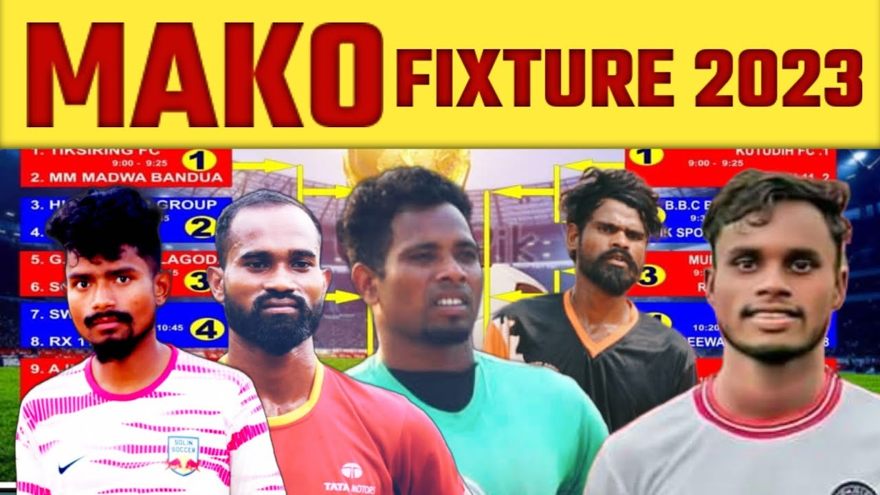 Mako football match fixture 2023🏆🏆 - YouTube