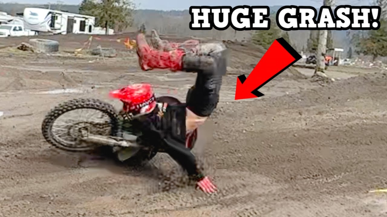 CRAZY Dirt Bike Crash You Won't Believe - Buttery Vlogs Ep190 - YouTube