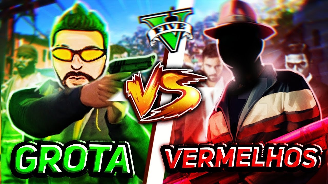 INVADINDO A FAVELA DOS VERMELHOS! (GROTA X MV) GTA RP - YouTube