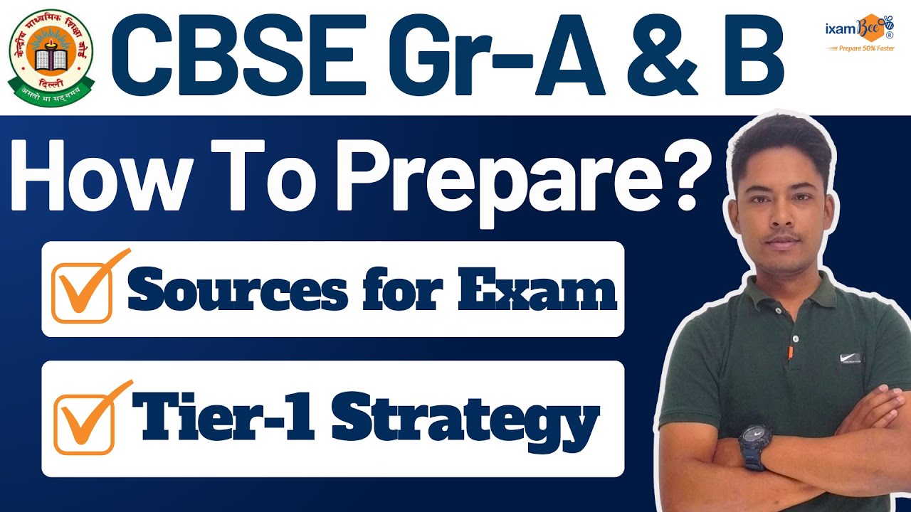 CBSE Group A 2024 Notification II How to Prepare II By Vikram Sir - YouTube