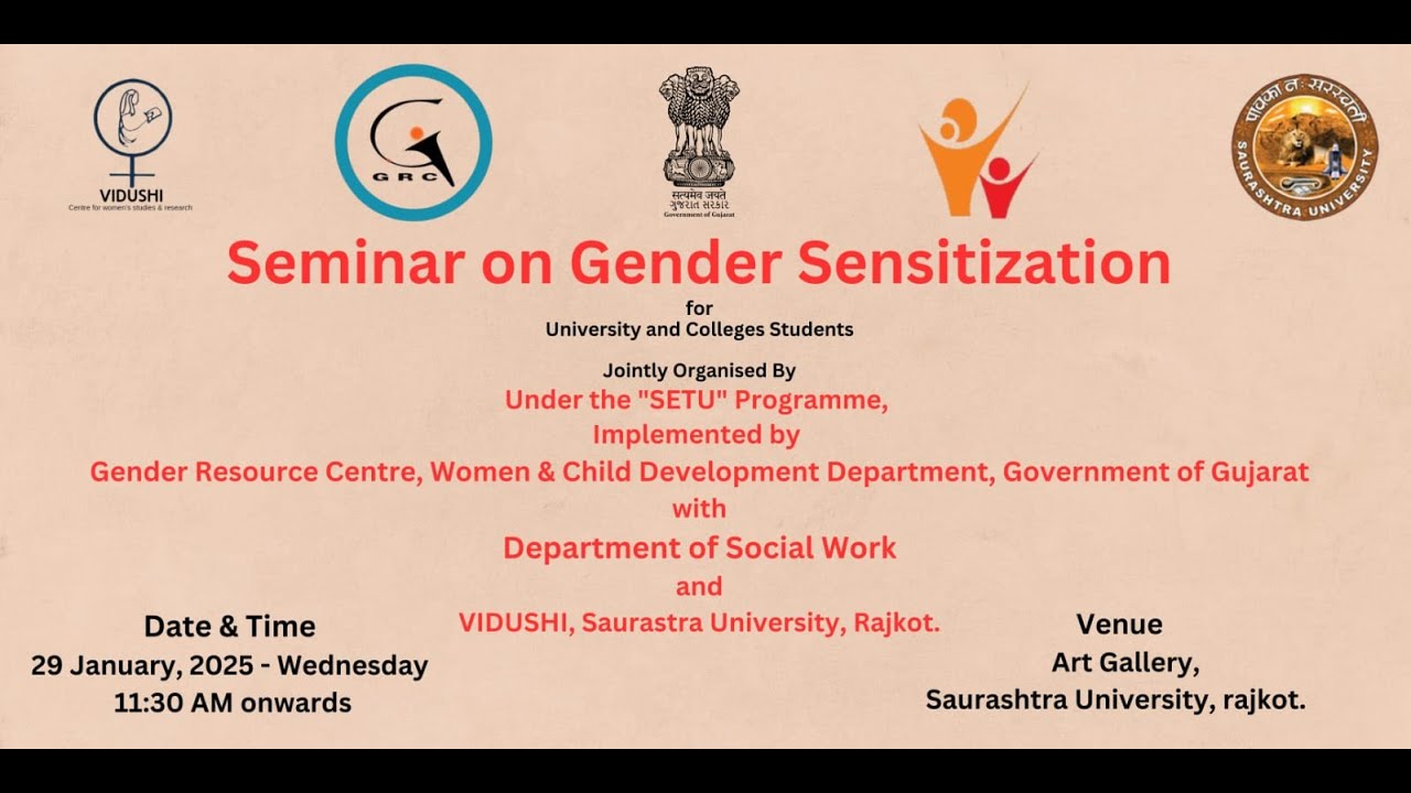 Seminar on Gender Sensitization - YouTube