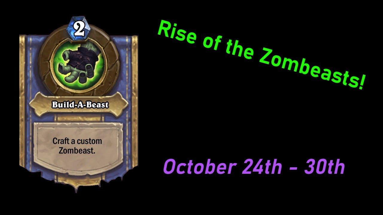 Rise of the Zombeasts! Stitching beasts together | Hearthstone Tavern ...