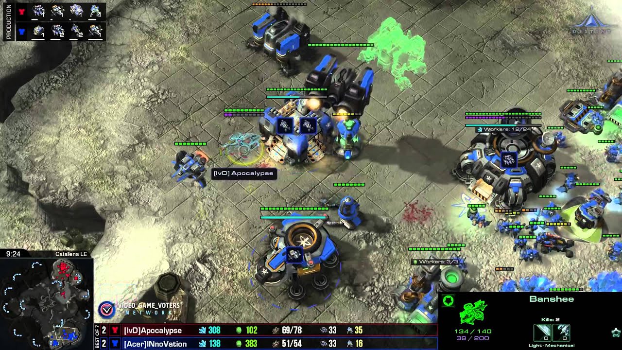 Starcraft 2 Apocalypse vs INnoVation Game 5 SC2 HOTS Tournaments - YouTube