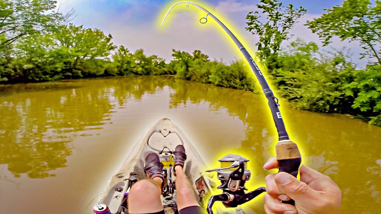 MONSTER FISH Caught In FLOODED Creek!!! (OVER 30 POUNDS) - YouTube