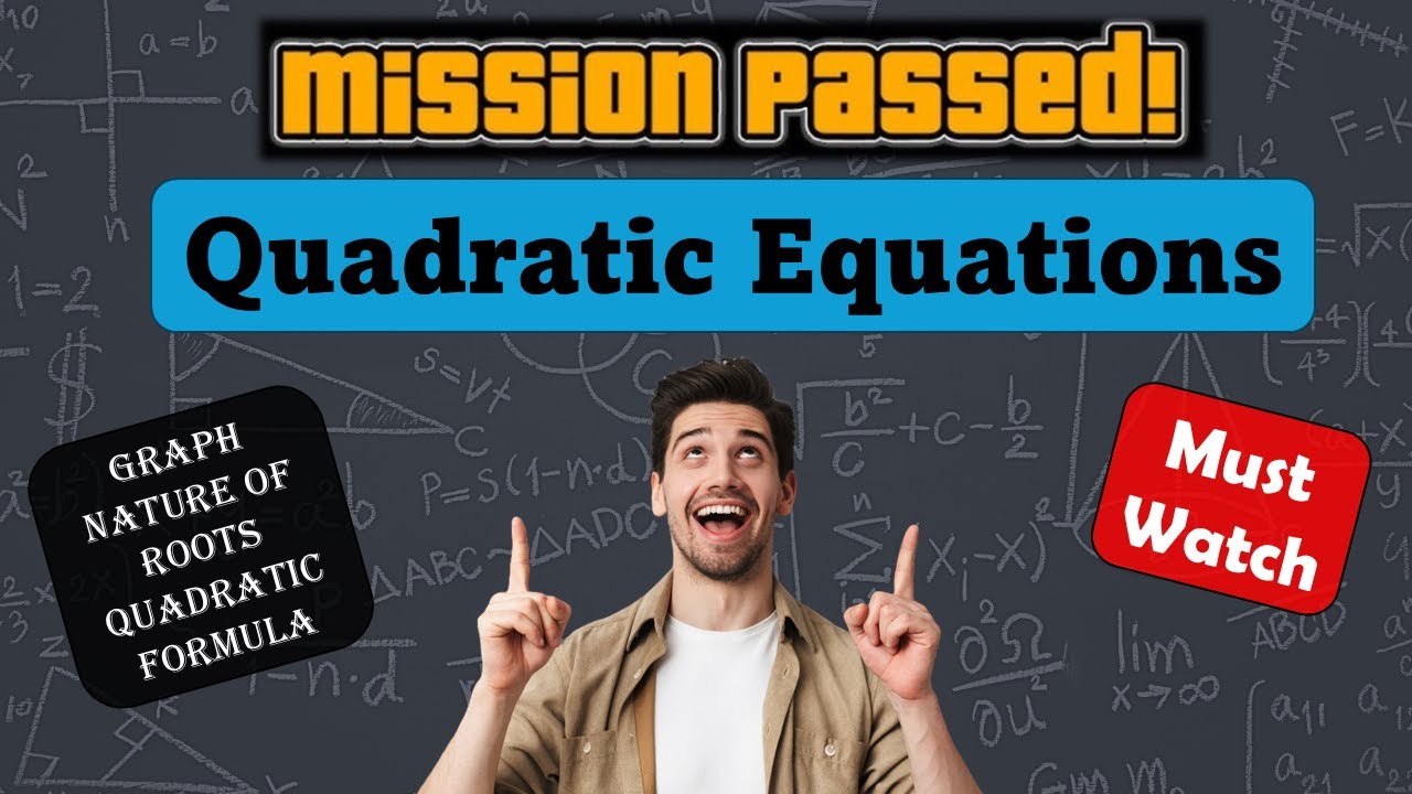I Wish I Knew This About Quadratic Equations! Graphs, Roots & Solutions Unlocked - YouTube