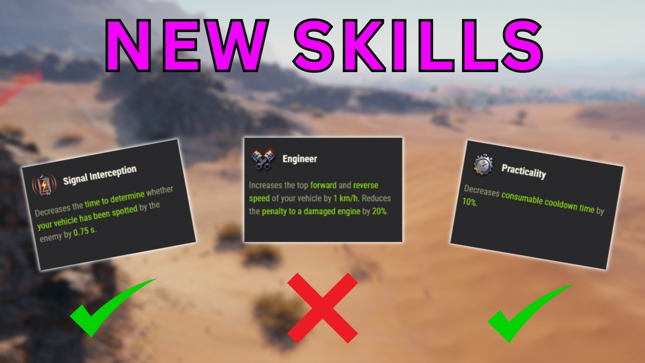 NEW Crew Skill Guide | Update 1.26 | World of Tanks - YouTube