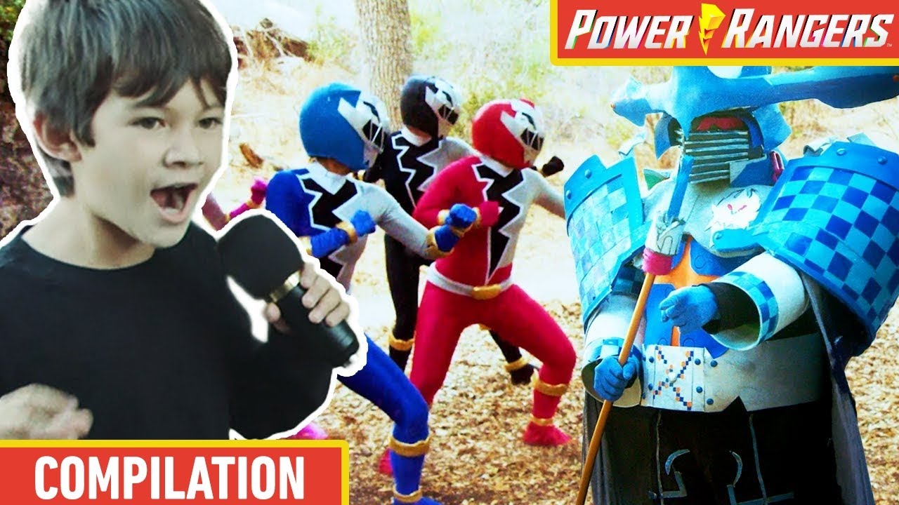 Scaring Villains! Kids Force Make A Ghost 👻⚡ Power Rangers: Kids Force ...