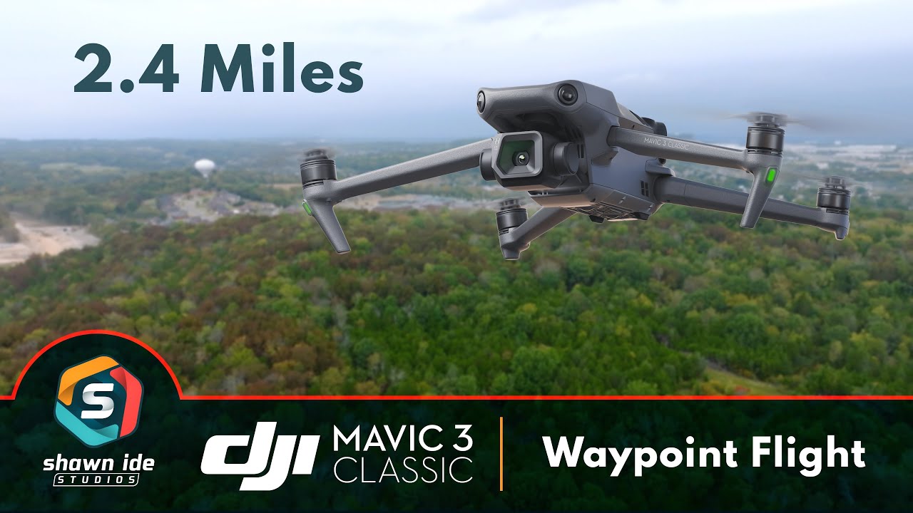 DJI Mavic 3 Classic - 2.4 Mile Waypoint Flight - YouTube
