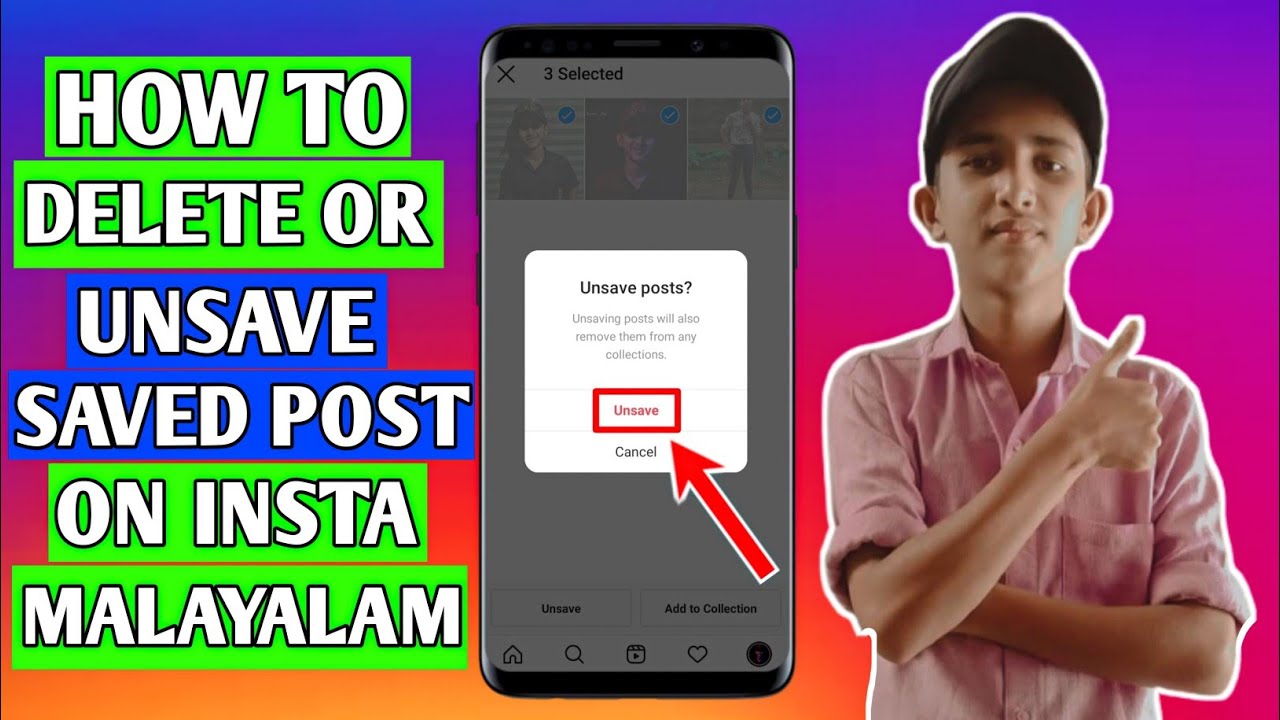 How To Delete Or Unsave Saved Post On Instagram In Malayalam Naseer how-to-delete-or-unsave-saved-post-on-instagram-in-malayalam-naseer