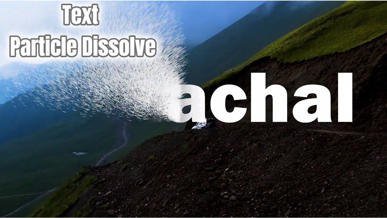 Particle Text Dissolve After Effect Tutorial YouTube Particle Text Dissolve After Effect Tutorial YouTube