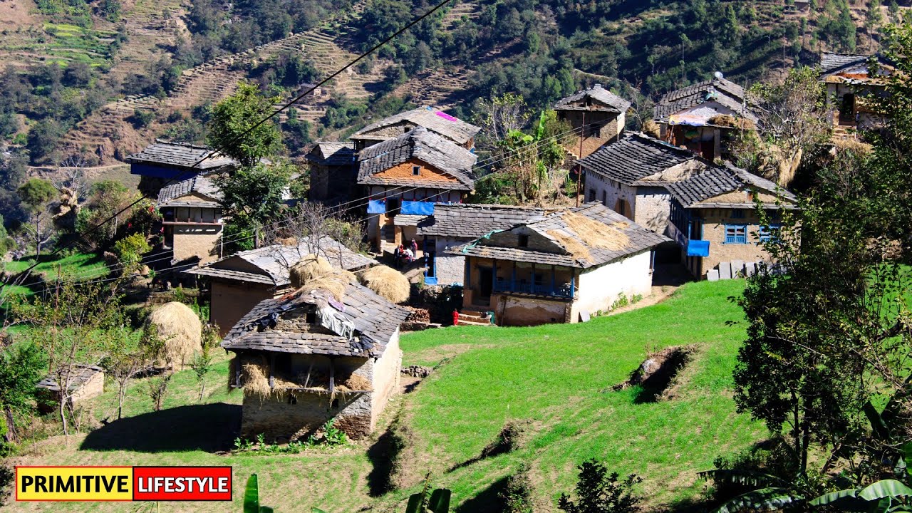 Beautiful Nepali Mountain Village Simple Happy Lifestyle | Nepal ...