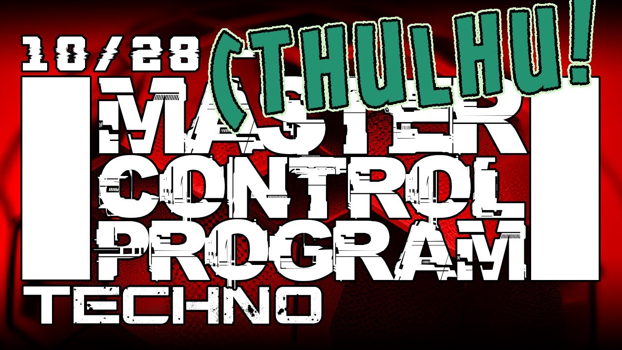 CTHULHU!!!! - MCP - Techno DJ Set - Streamed Live on 10/28/2022 - YouTube
