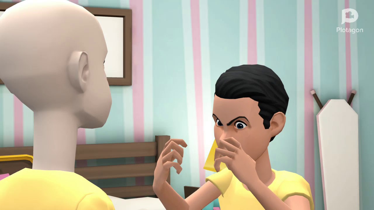 Gayloo annoys Caillou to death and gets grounded - YouTube