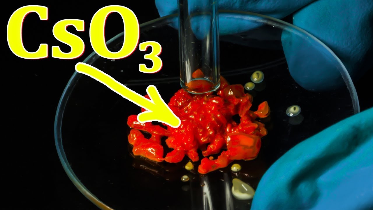 OZONIDES! Potassium and Cesium Ozonides. KO3, CsO3 - YouTube