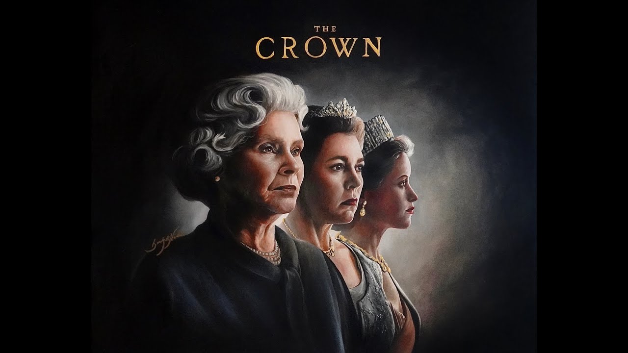 The Triple Crown! Painting the three Queen Elizabeth’s from THE CROWN ...